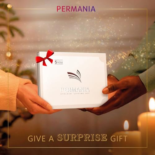 PERMANIA Lash Lift Kit,Lash Perm Kit, Fast Eyelash Lifting 5 Minutes DIY at Home with Strong Glue Disposable Sachet Lash Perming Kit Last 8 Weeks(30pcs)