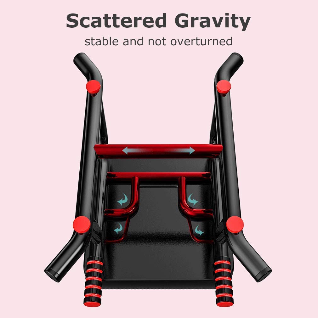Papepipo Stable Yoga Headstand Bench - Ideal Yoga Inversion Chair with Armrests and Thickened Shoulder Cushion(Black)