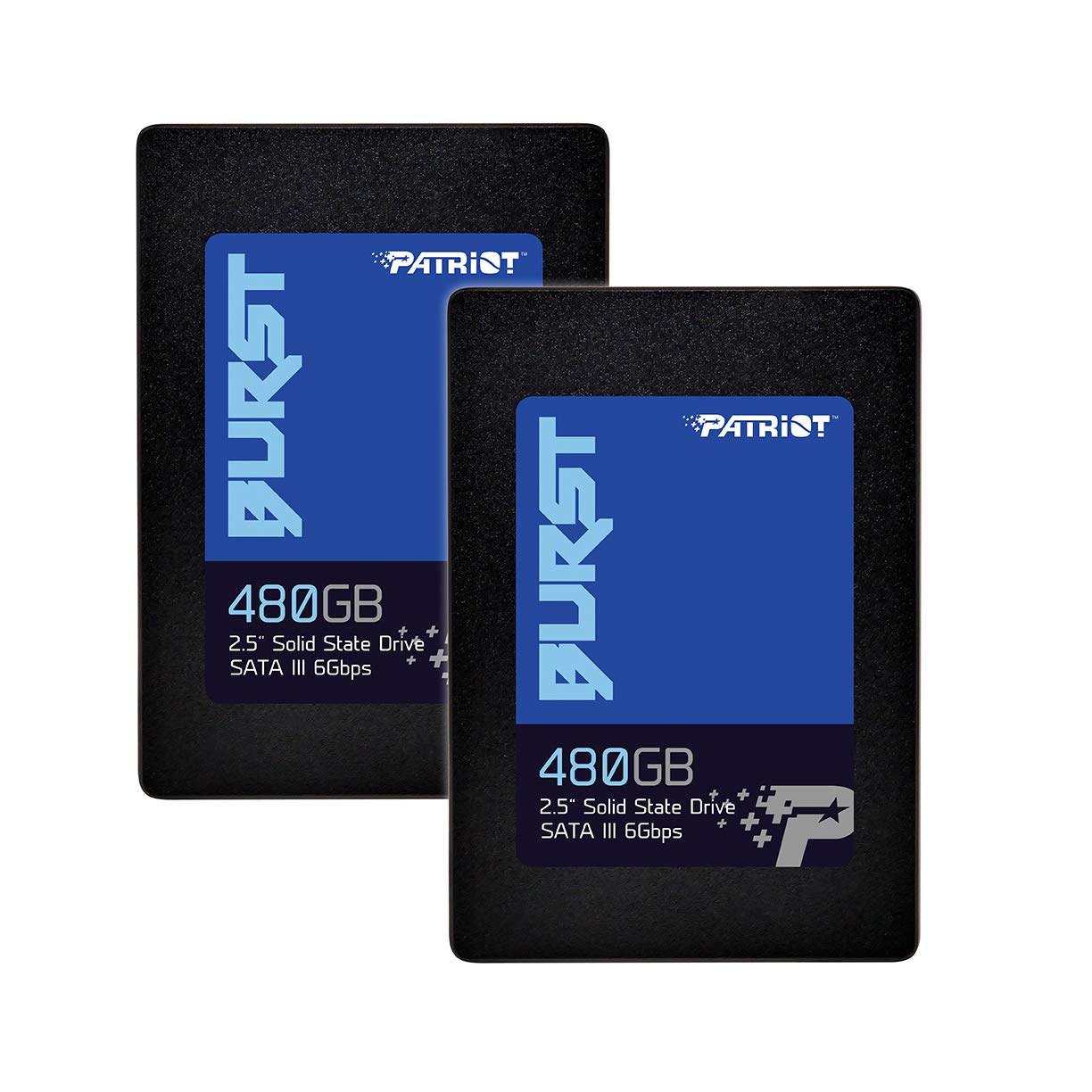 Patriot Burst SSD 960GB SATA III Internal Solid State Drive 2.5" - Retail 2 Pack PBU960GS25SSD2