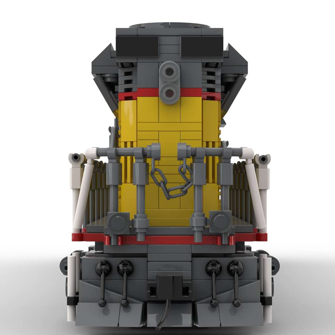 Topoo Big Train Sets RC Steam Locomotive Train Building Kit Express Toy Sets MOC-125311 Model Compatible with Lego Technic City Train - 2262 Pieces