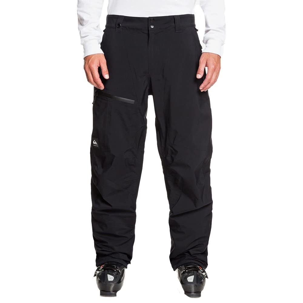 Quiksilver Forever 2L Gore-Tex Snowboard Pants Mens Sz S True Black