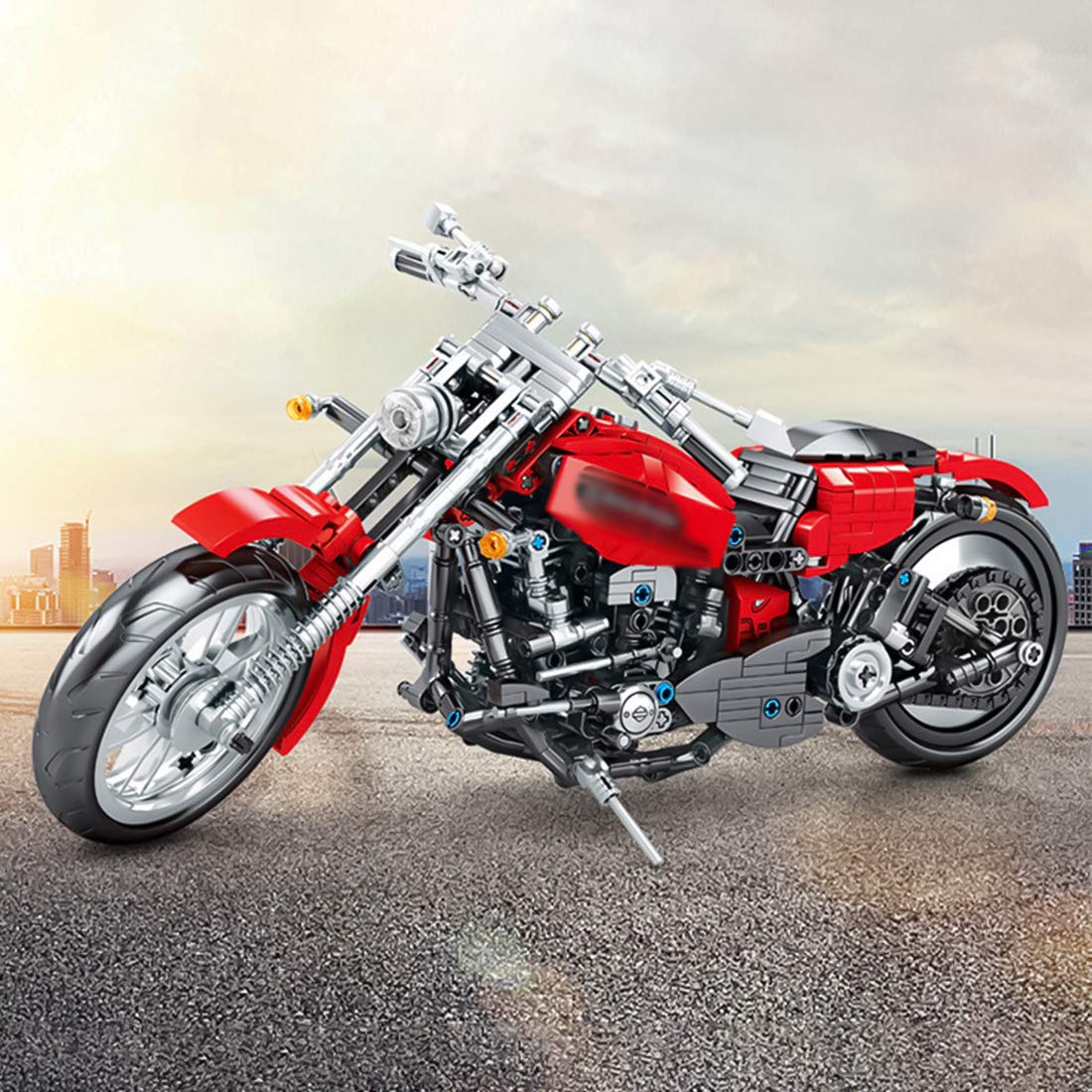 Topoo Motorcycle Model Building Kit Motobike Model Building Toy Set Compatible with Lego technic Creative Idea for Kids and Adults - 782 PCS