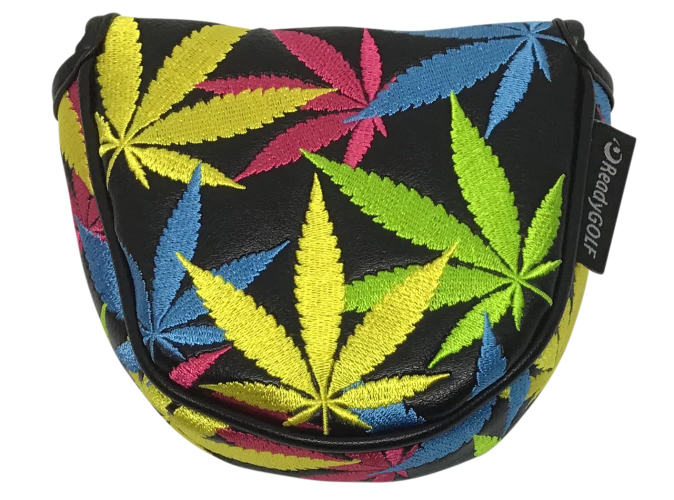 ReadyGOLF Weed All-Over Embroidered Putter Cover - Mallet