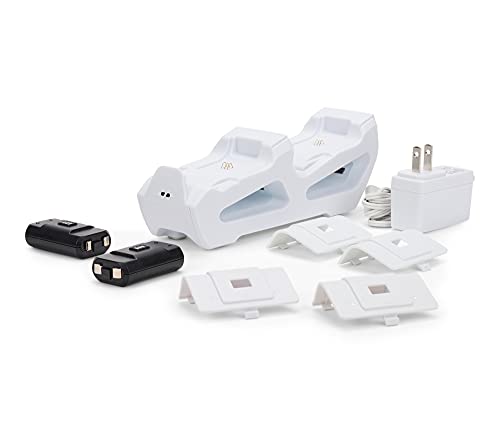 PowerA Duo Charging Station for Xbox Series X|S - White, Wireless Controller Charging, Charge, Rechargeable Battery, Xbox Series X|S, Xbox One