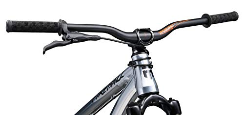 Mongoose Fireball Dirt Jump Mountain Bike, 26-Inch Wheels, Mechanical Disc Brakes, Chrome