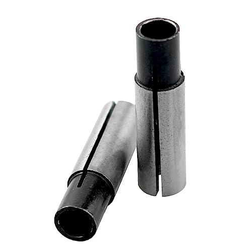 Router Collet Adapter DZS ELEC 5PCS 6.35mm to 4mm Die Grinder Chuck Driver for CNC Engraving Machine, Router Chuck Converter
