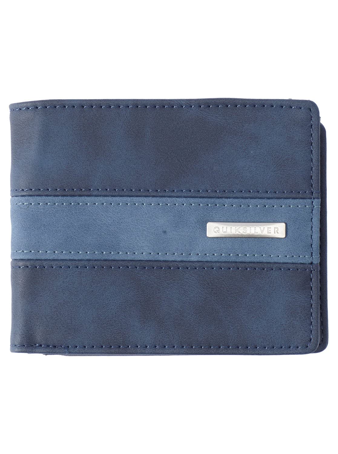 Quiksilver Men's Bifold Wallet ~ Arch Patch insignia blue