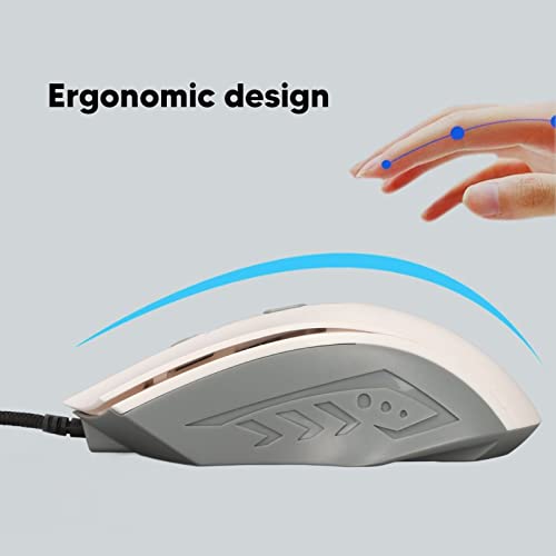Wired Mouse AI Voice Input Ergonomic Design Highly Compatible Gaming Mouse with AI Voice Input Voiced Key