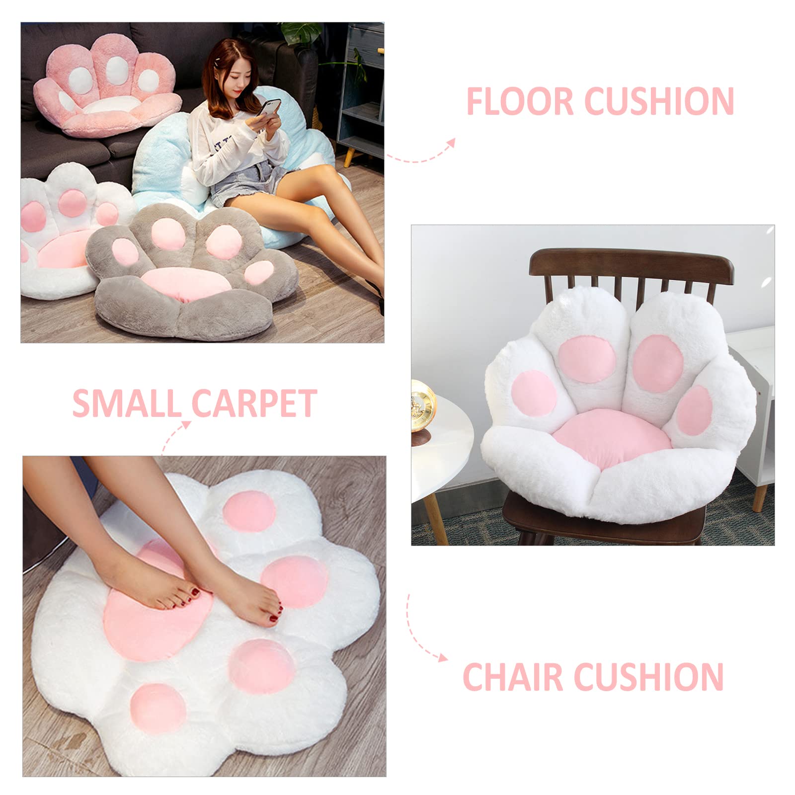 Paw Pillow,Cat Paw Cushion,Cute Chair Cushion,Lazy Sofa Cat Claw Lazy Sofa, Office Chair Cushion,Cat Paw Seat Cushion