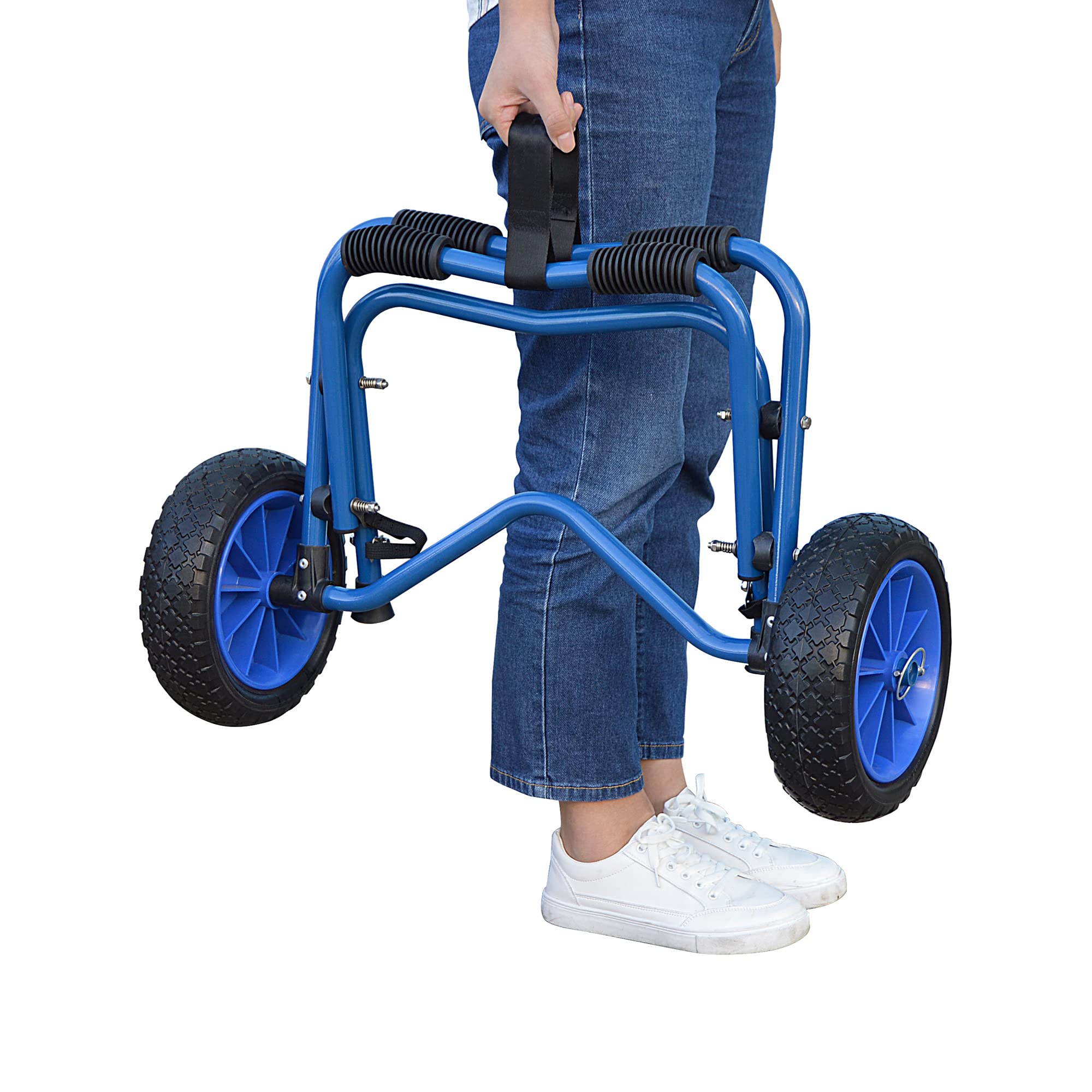 Newcod Kayak Cart, Kayak Dolly with 10" Airless Tire for Carrying Kayak Canoe SUP Paddle Board