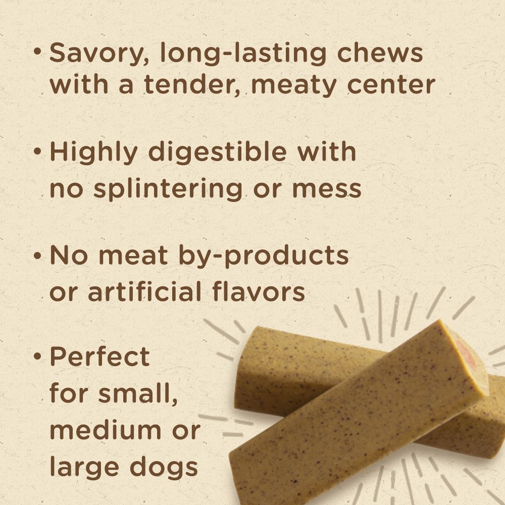 Rachael Ray Nutrish Soup Bones Dog Treats, Turkey & Rice Flavor, 11 Bones