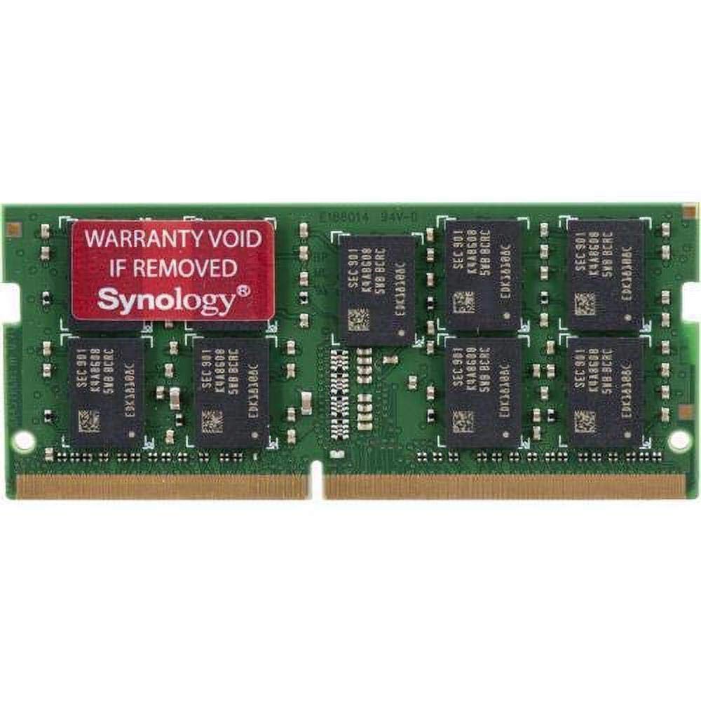 Synology 10Gb Ethernet Adapter 2 SFP+ Ports (E10G21-F2) , Black & RAM DDR4-2666 ECC SO-DIMM 16GB (D4ECSO-2666-16G)