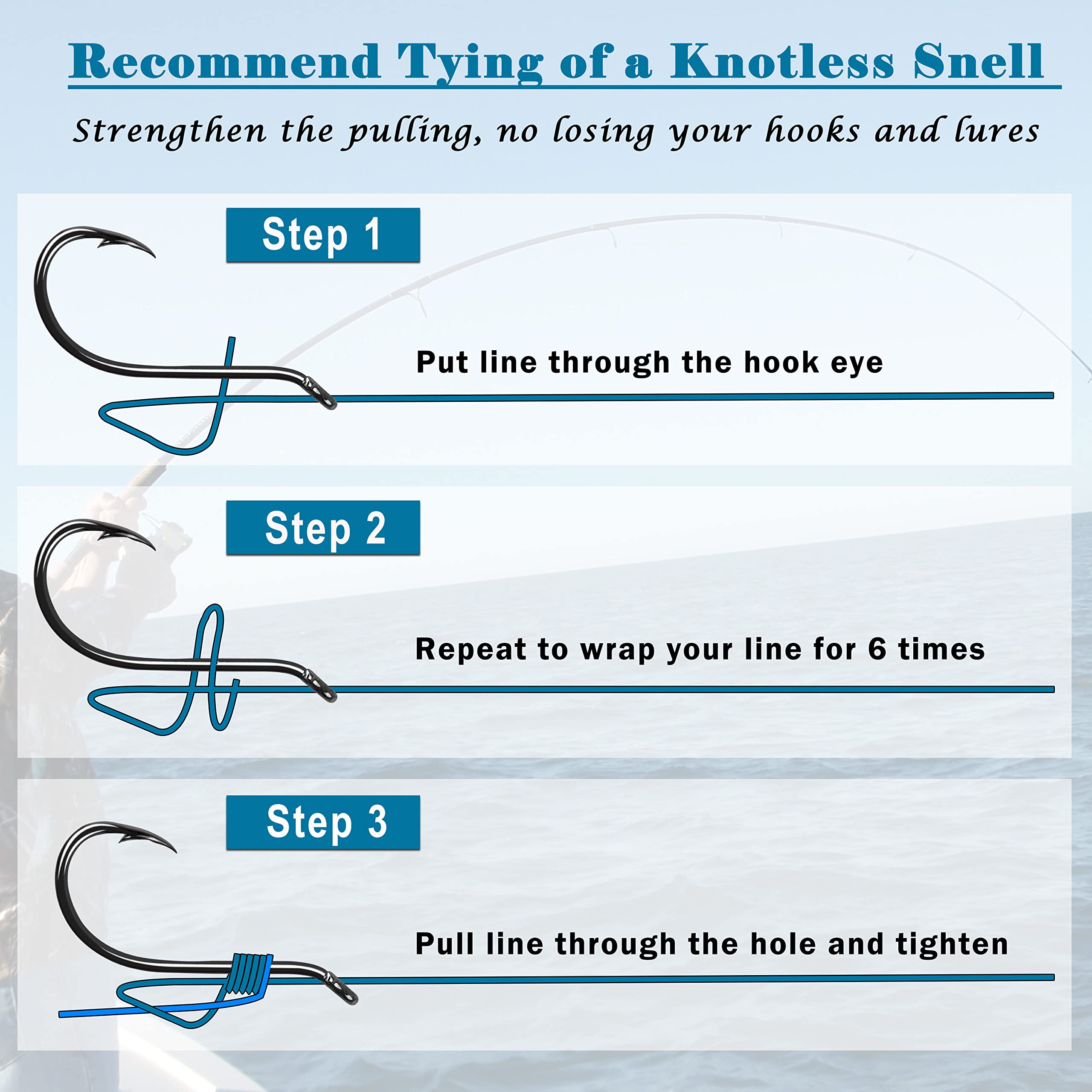 Octopus Beak Fishing Hooks, 200PCS Sport Offset High Carbon Steel Turned Up Fish Hooks for Saltwater Freshwater