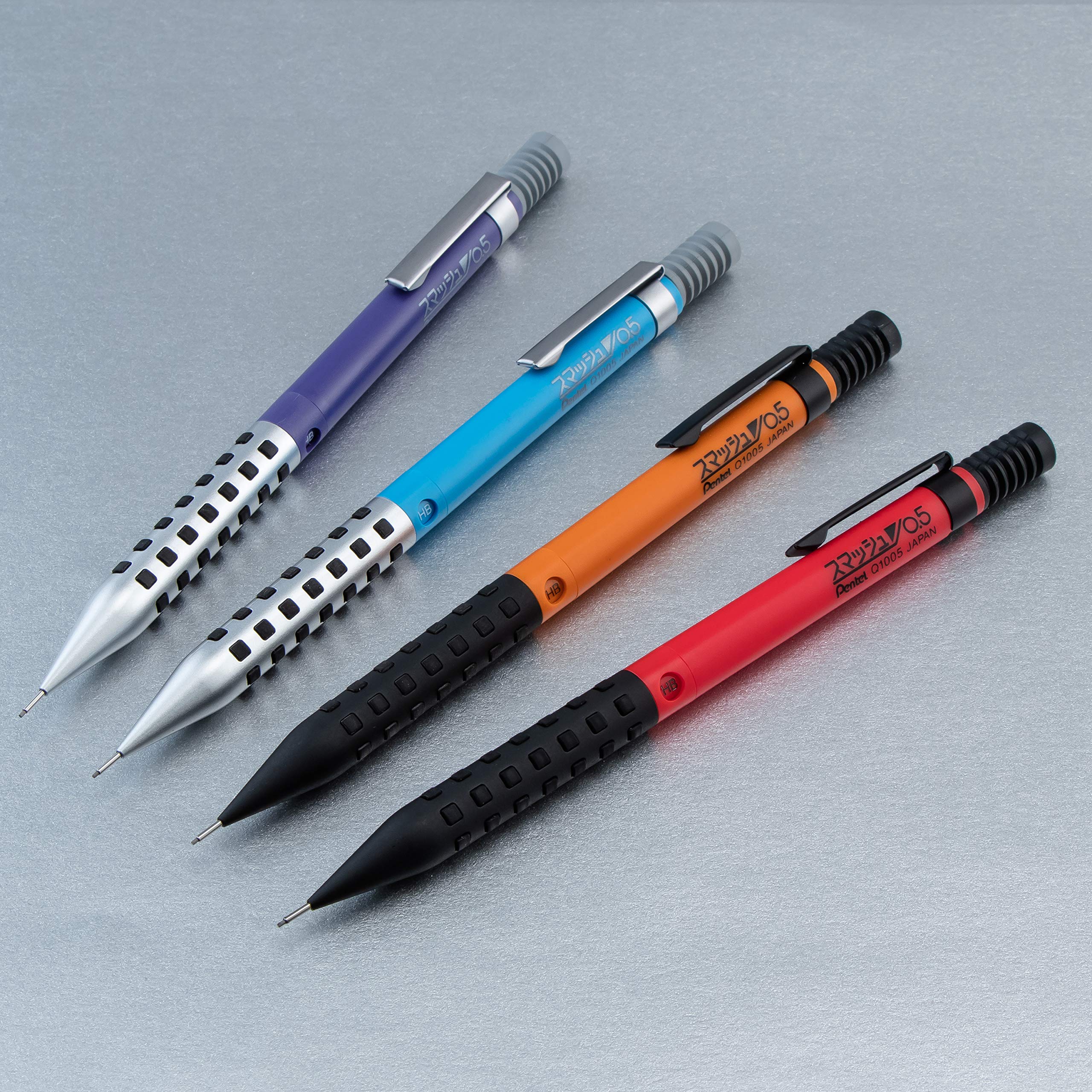 Pentel Smash Drafting Mechanical Pencil (0.5mm) - Special Edition Red Accents w/Tube (Q1005LAB-TB)