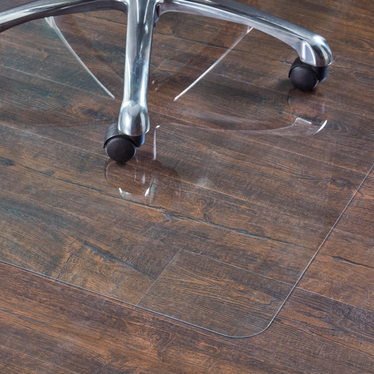 Oculus by Dimex Polycarbonate Office Chair Mat for Carpet and Hard Floors, 36" x 48" x 0.06" Mat, Clear Mat for Office Chair, Protects Floors Under Home Office Computer Desk, Ships Flat, Clear