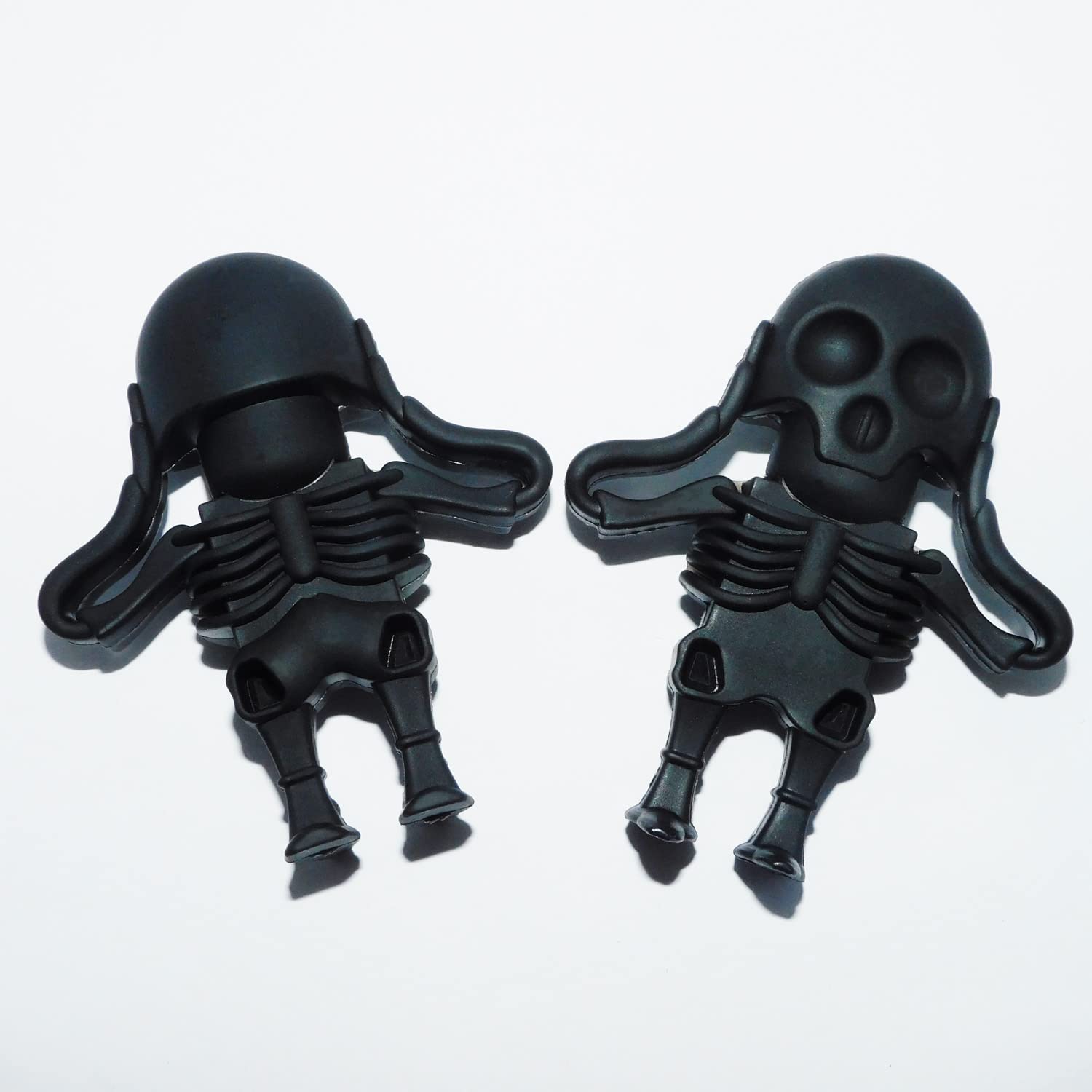 USB Flash Drives Thumb Drive Cartoon Human Skeleton Memory Sticks pendrives for Halloween Present Boy's Gift (Black 64GB)