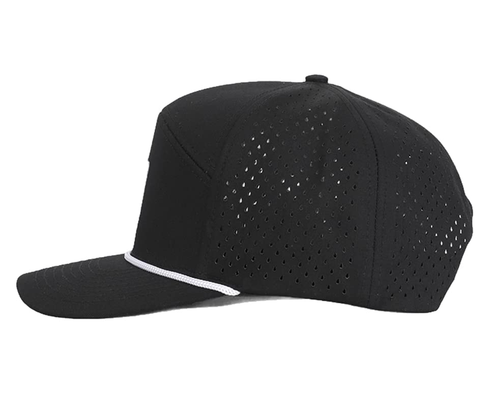 SixHats Stealth Tradesman Waterproof Blank Hat | Unisex | Medium/Large | Hats for A Cause (as1, Alpha, m, l, 58CM (Medium - Large)) Black