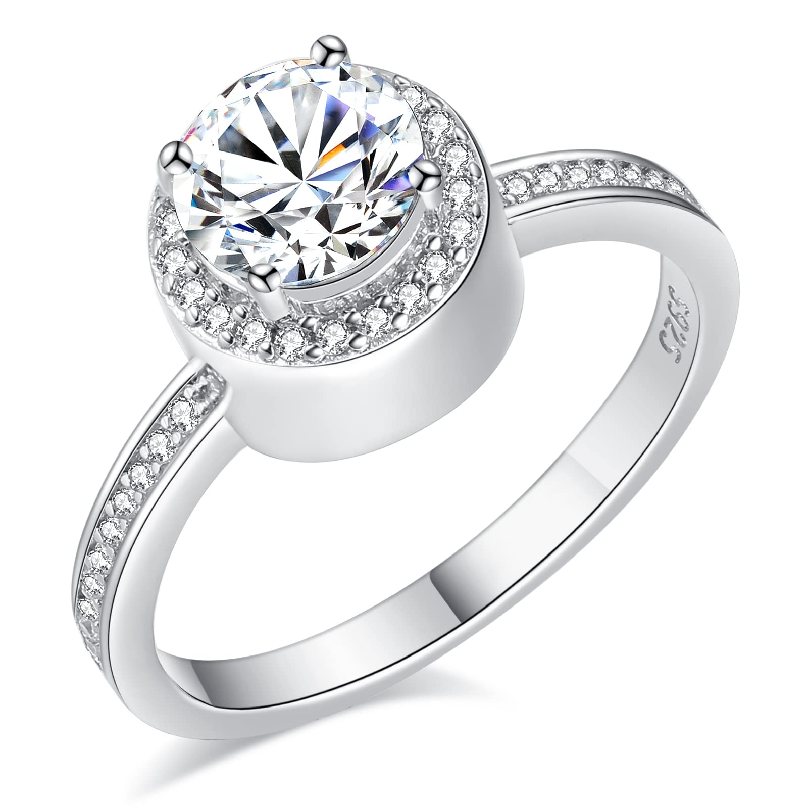 Sterling Silver Urn Ring for Ashes Cremation Memorial Keepsake Ring with Cubic Zirconia Bereavement Keepsake Jewelry for Ashes of Loved Ones for Women (5)