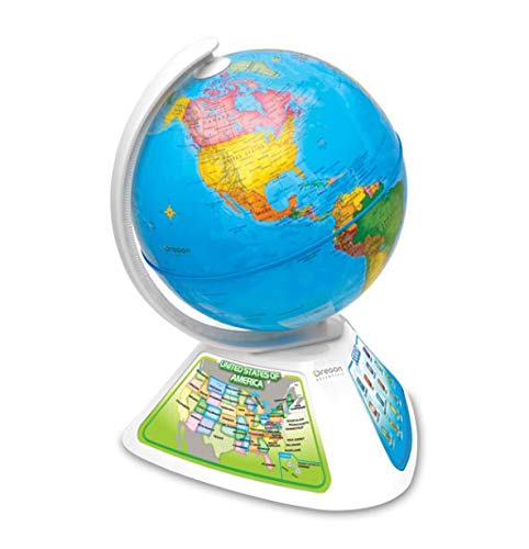 Oregon Scientific SG268 Educational Learning Smart Globe for Home School. World Geography Toy with Games, Countries & Fun Facts