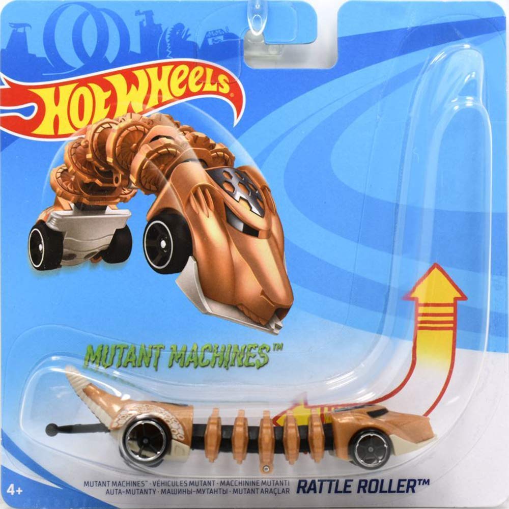 Mutant Machines Rattle Roller - Compatible with Hot Wheels and Made by Hotwheels ~ Unique Slithering Action Car ~ CGM82