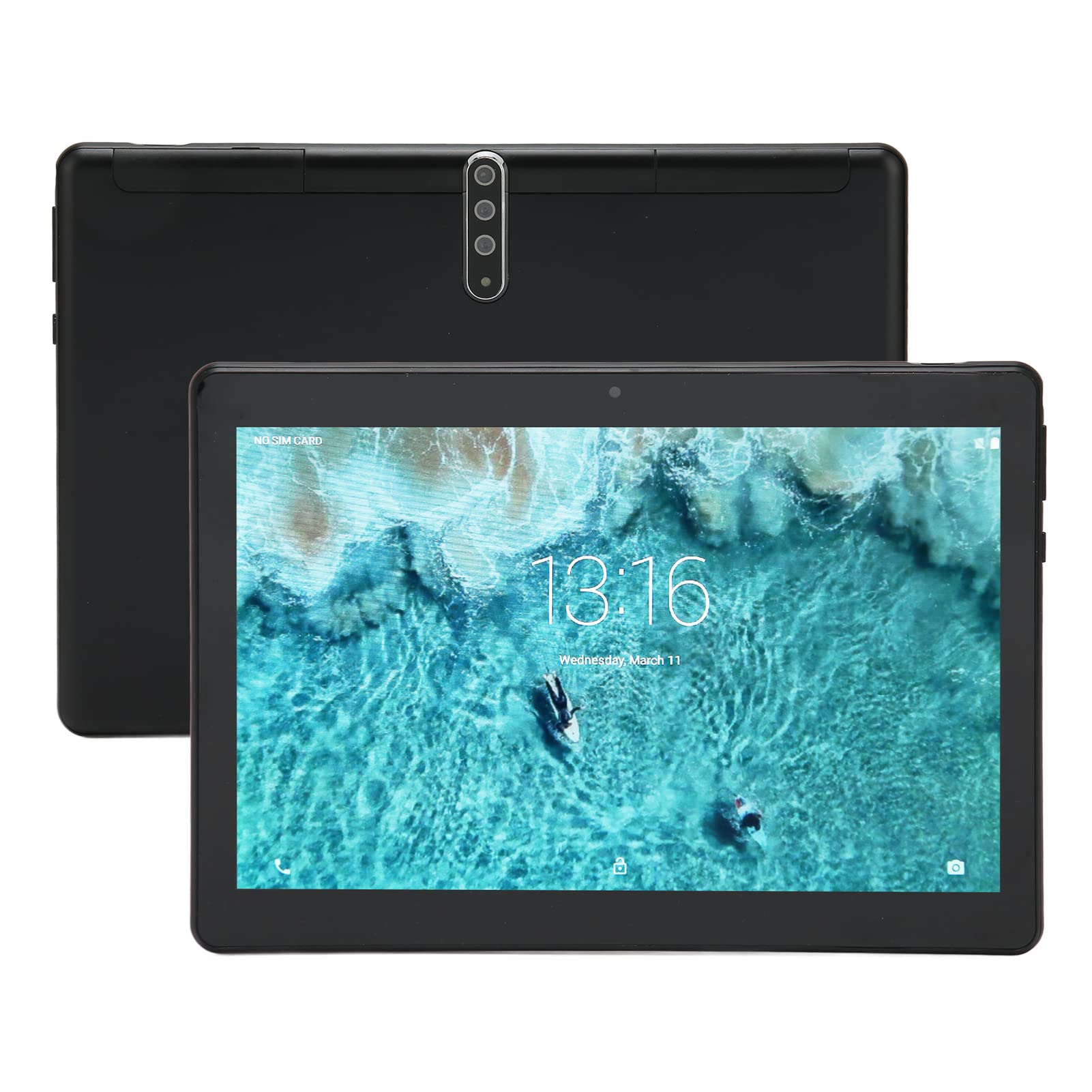TOPINCN HD Screen Tablet, 2560x1600 2MP Front Tablet Computer 10.1Inch for Working (US Plug)