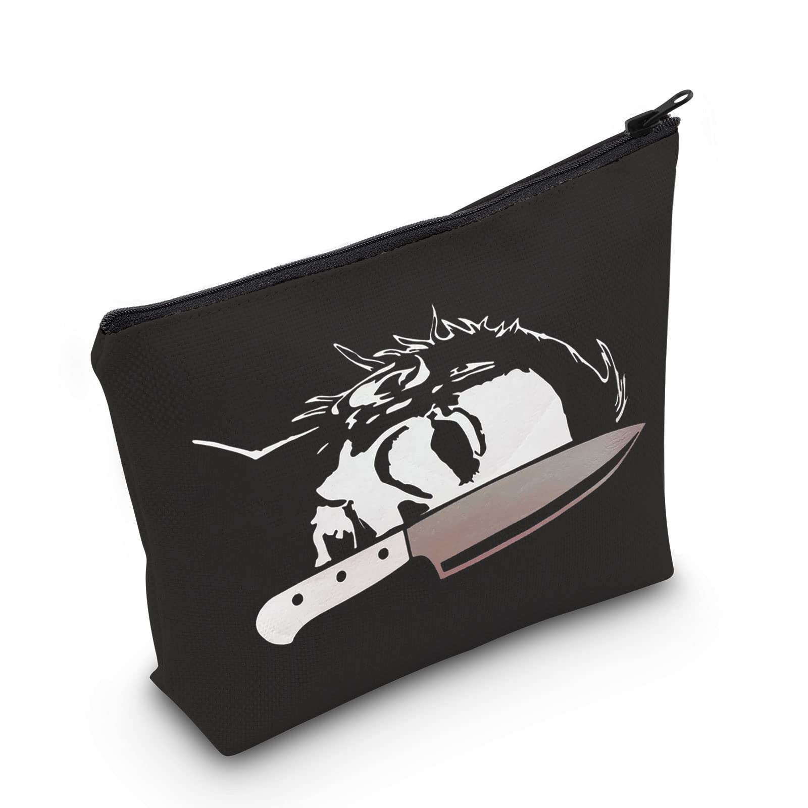 POFULL Horror Lover Gift Horror Movie Merchandise Horror Friends Gift Killer Makeup Bag (M Horror bag)