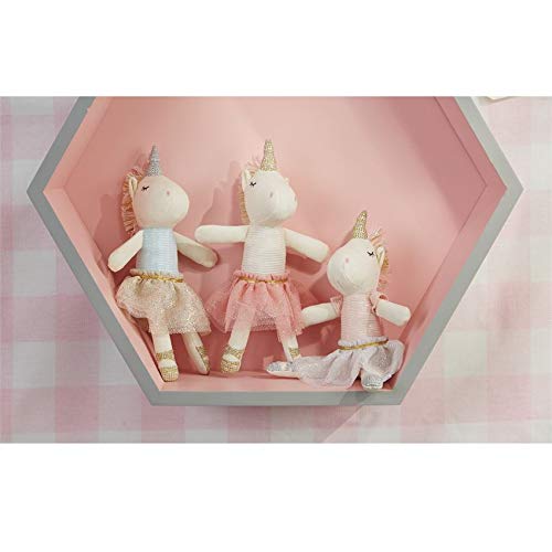 Mud Pie Blue TOP Unicorn Rattle