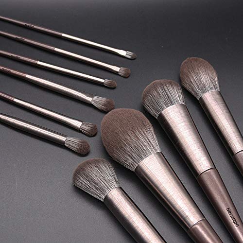 NEVSETPO Quality Makeup Brushes Professional Premium Cosmetic Brush Set for Eye Shadow Foundation Blush Lip Powder Liquid Cream Blending Brushes Loved By Makeup-Artist