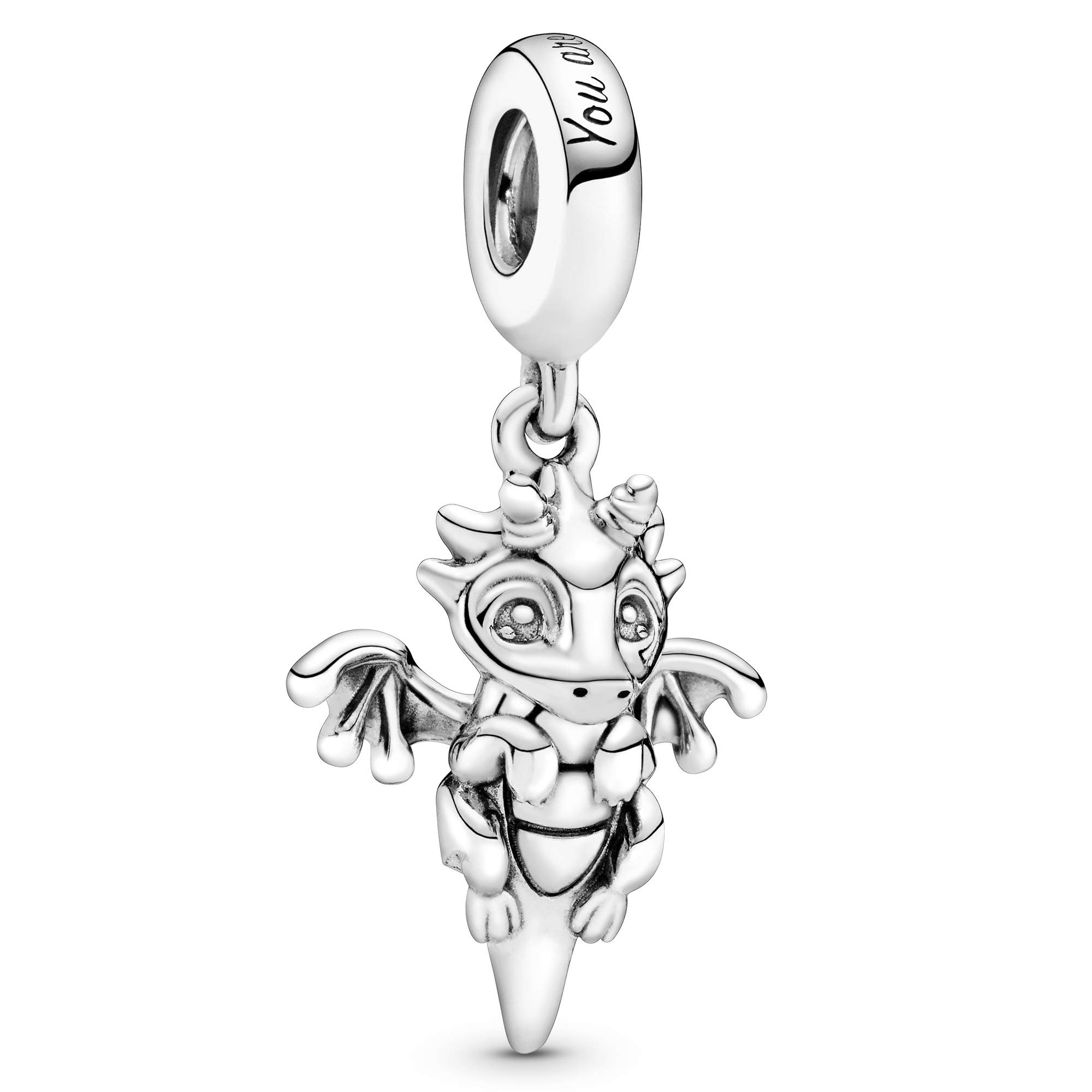 PANDORA Jewelry You Are Magic Dragon Dangle Sterling Silver Charm