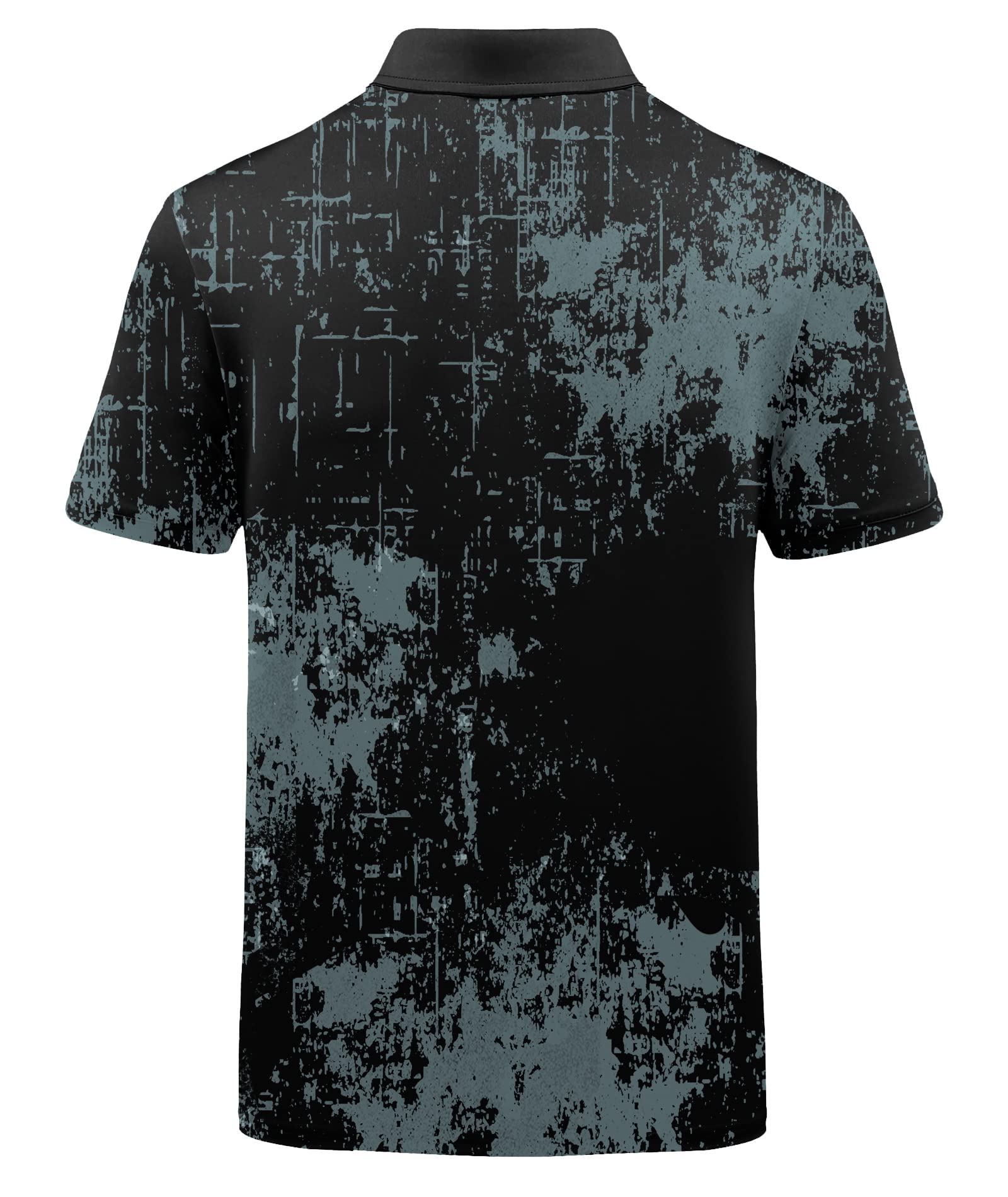 V VALANCH Mens Polo Shirts Short Sleeve Golf T Shirt Performance Moisture Wicking Casual Workout