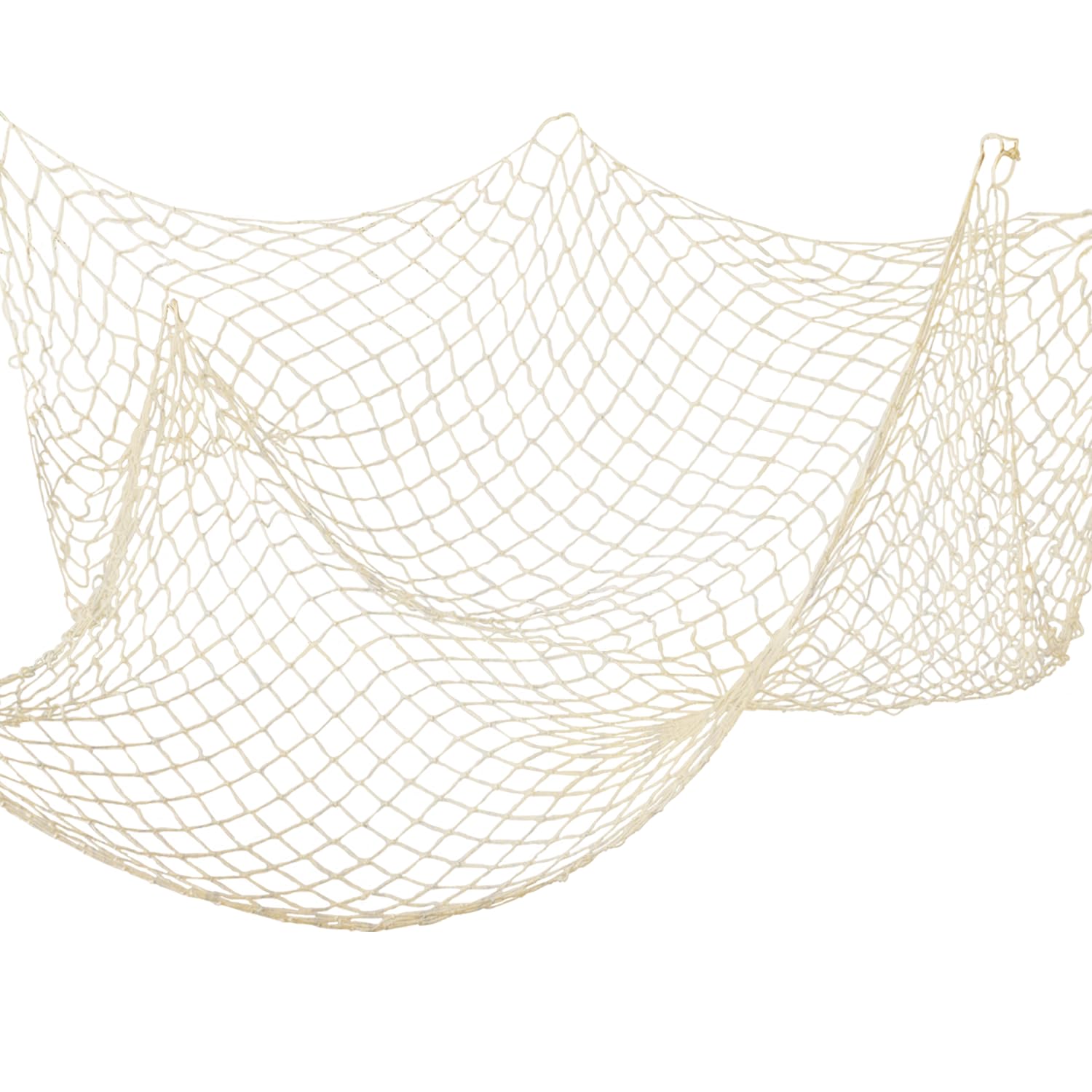 Toiclebor® Fish Net Decoration for Beach Themed Parties and Home Decor - 102'' x 39'' Handmade Fishing Net with 0.08 inch Diameter (8.5x3.3 ft)