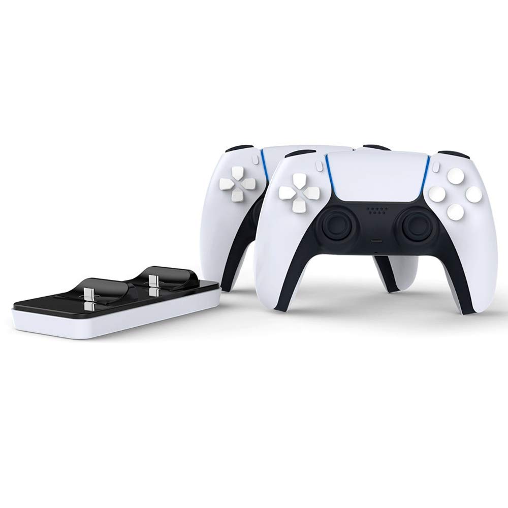 PS5 Controller Charger Dual Charging Dock Station P5 Gamepad Joystick Charging Dock for Sony Playstation 5