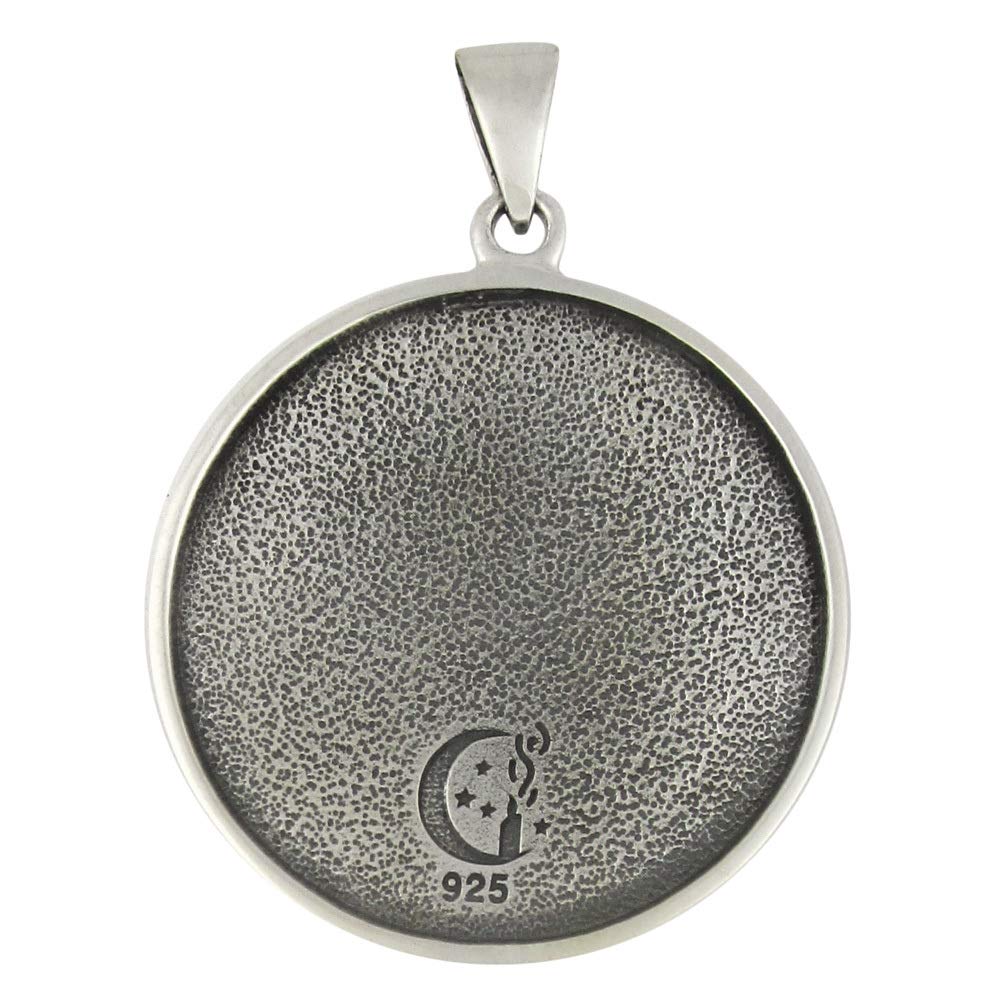 Moonlight Mysteries Sterling Silver Third Pentacle of the Sun Talisman for Victory
