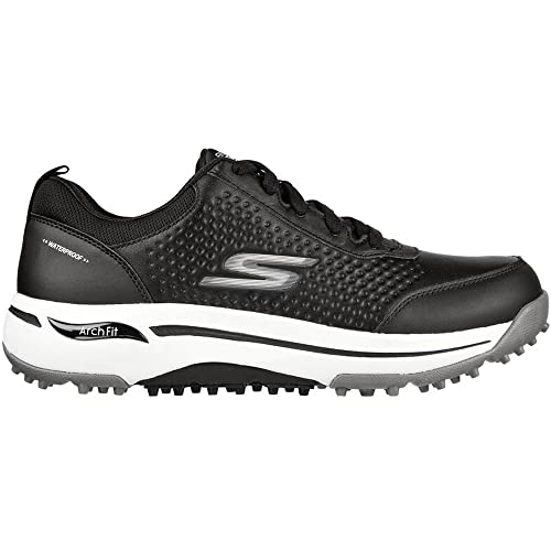 Skechers GO Golf Arch Fit Set Up Mens Golf Shoes Blk/Wht 12.0