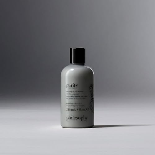 philosophy purity made simple one-step facial cleanser with charcoal powder, 8 Oz