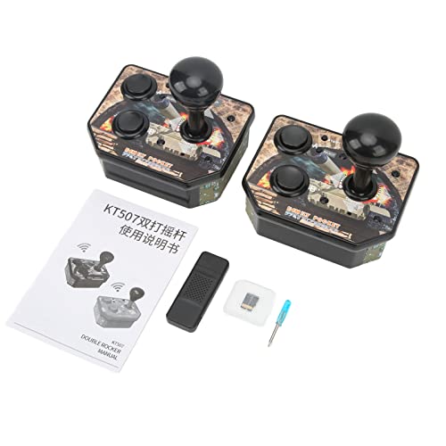 VINGVO Dual Joystick Game System, Logical Thinking Joystick Game Controller for Exercise Excellent Sounds Various Games for Travel