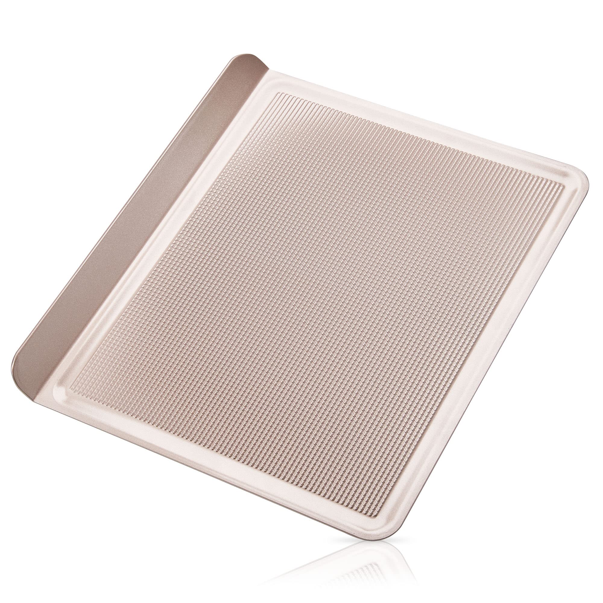 Ultra Cuisine Cookie Slider Sheet Pan - Nonstick for Even Baking - Textured Baking Pan - Warp and Scratch Resistant - Easy Food Release - Simple Cleaning - Nonstick Sheet Pan - food sheet - 15x13