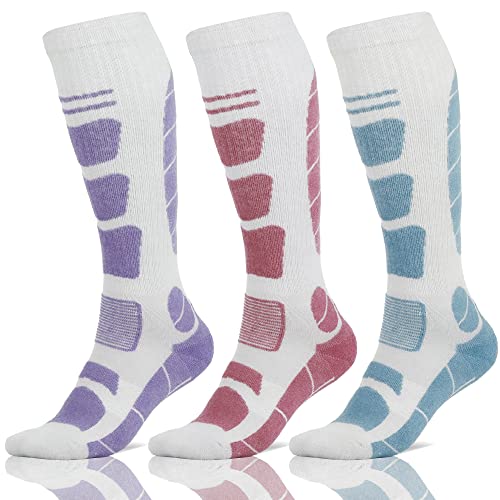 Ski Socks Merino Wool Thermal Knee High Winter Snowboard Sport Socks Men Women, Hunting