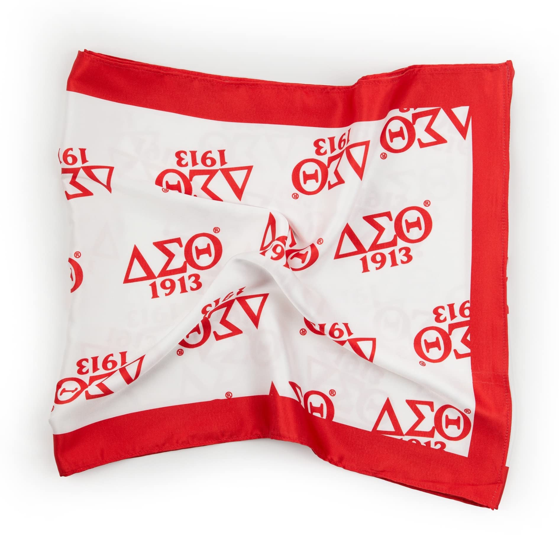 Sorority Paraphernalia Scarf - Lightweight and Comfortable Silk Scarves - 13 in x 56 in Neck Scarf - One Size
