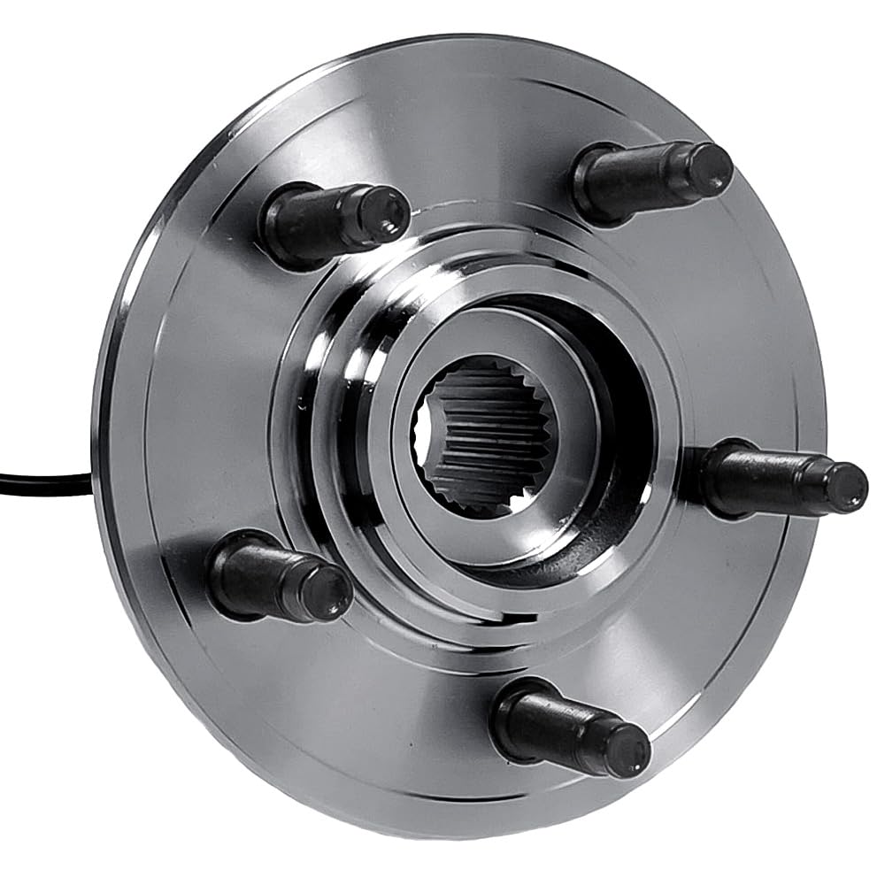 MotorbyMotor 515078 Front Wheel Bearing and Hub Assbmely with 5 Lugs w/ABS Fits for 06-10 Ford Explorer, 07-10 Ford Explorer Sport Trac, 06-10 Mercury Mountaineer Hub Bearing (All Models)