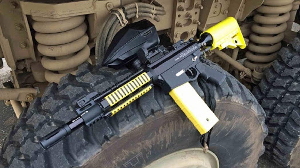 PepperBall Police Grade VKS Launcher Kit, Non-Lethal Self-Defense Pepper Launcher for Security, Home, Business, Black/Yellow