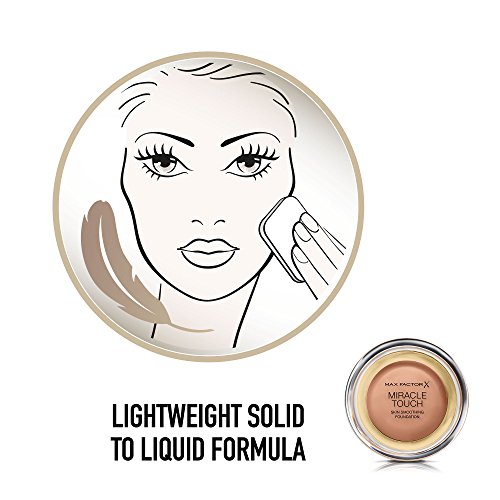 Max Factor Miracle Touch Liquid Illusion Foundation, No.65 Rose Beige, 0.38 Ounce