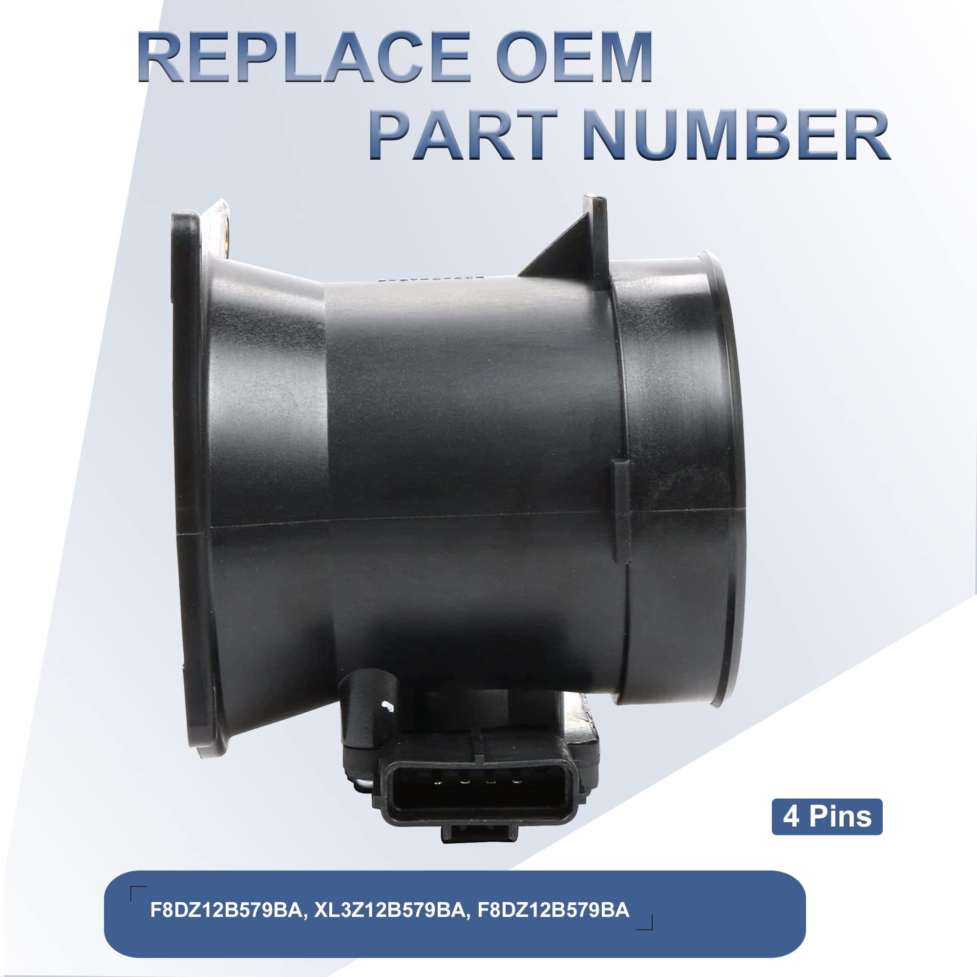 MOSTPLUS Direct Replacement Mass Air Flow Sensor MAF Compatible for Ford AFLS158