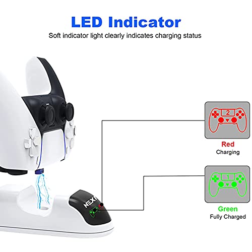 NexiGo PS5 Controller Charger,