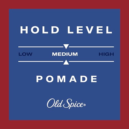 Old Spice Hair Styling Pomade for Men, Medium Hold No Shine 2.22 Fl Oz Each, Twin Pack