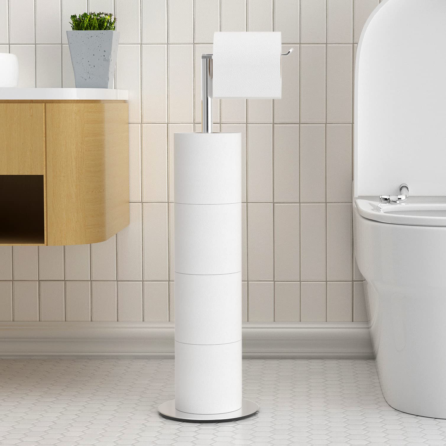 NIFFGAFF Toilet Paper Holder Stand