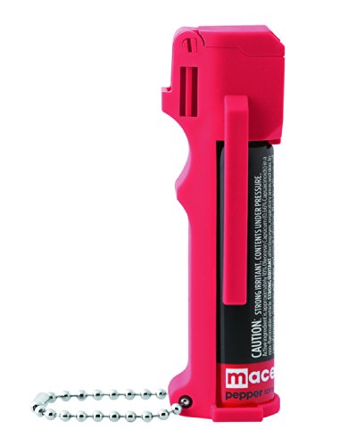 Mace Brand KeyGuard Mini Pepper Spray, Black β Accurate 5β Powerful Pepper Spray Keychain for Women & Men β Refillable Mace Spray, Self Defense Flip-Top Safety Cap for Fast Access β Easy to Use