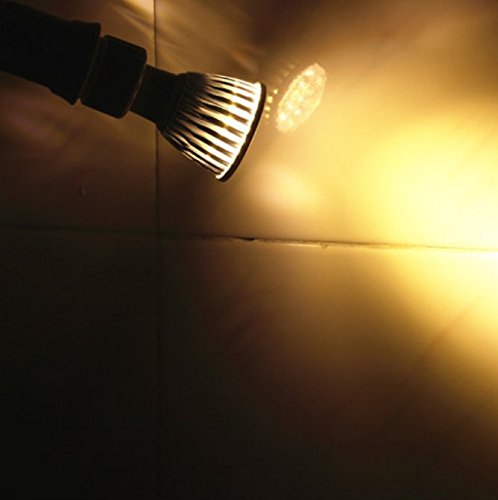 MR16 LED Bulbs MR16 3W LED Warm White Light Bulbs GU5.3 MR16 LED Bulbs 12V 3W LED Spotlight Bulbs for for Landscape Recessed Track Lighting,20W Halogen Equivalent,Pack of 10