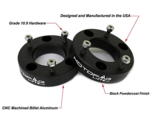MotoFab Lifts F150-2 - 2 in Front Leveling Lift Kit That is compatible with F150