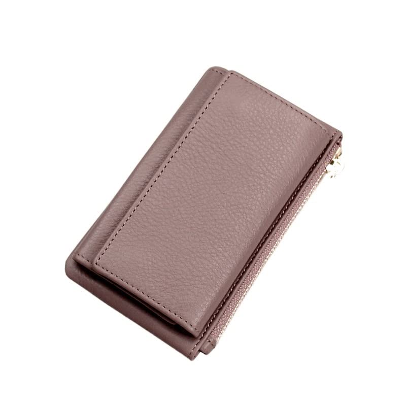TREXD Coin Purse Women's Key Holder Multifunctional Zipper Key Card Holder Wallet All in 2 in 1
